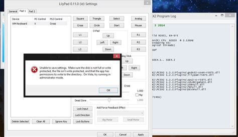Pcsx2 Error Writing Configuration File Findamer
