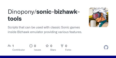 GitHub Dinopony Sonic Bizhawk Tools Scripts That Can Be Used With