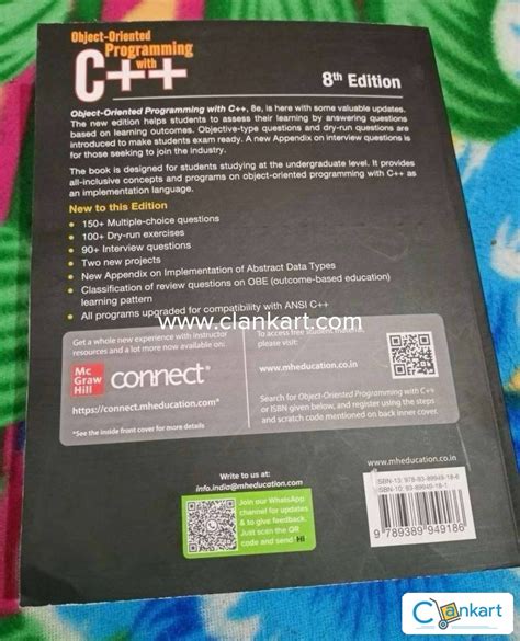 Buy Object Oriented Programming With C 8th Ed Book By E Balagurusamy Isbn 9789389949186
