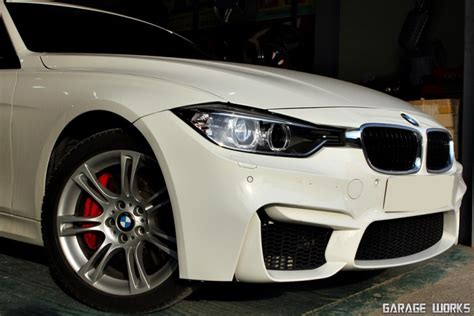 Bmw F30 320d 브레이크튜닝 브렘보 4p Rs버전 Jk2 355mm킷 장착인스톨 브렘보튜닝 4p브레이크 일산튜닝샵 게러지웍스 Bmw브레이크
