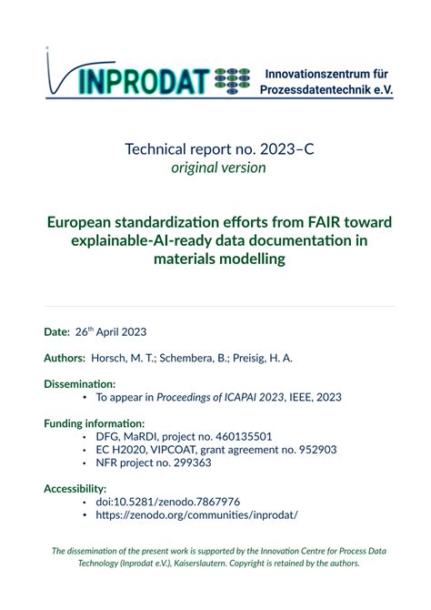 Pdf European Standardization Efforts From Fair Toward Explainable Ai