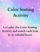 Color Category Sorting Activity Sorting Objects Into Categories