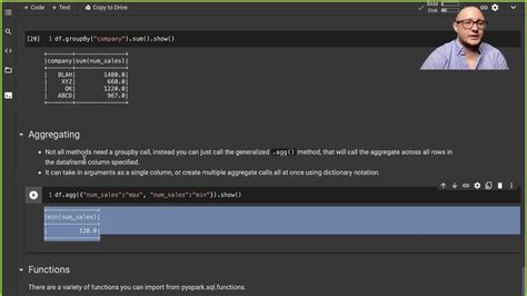 Spark Groupby And Aggregation Functions Youtube