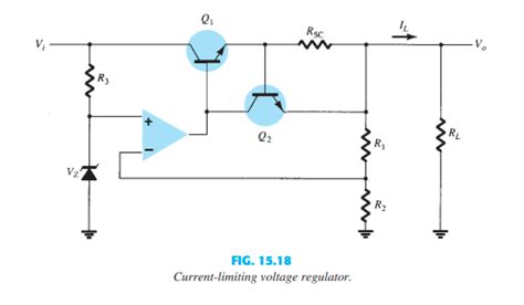 Solved Current Limiting Circuit One Form Of Short Circuit Or Chegg Com