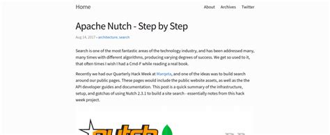 How To Make A Web Crawler In Apache Nutch In September