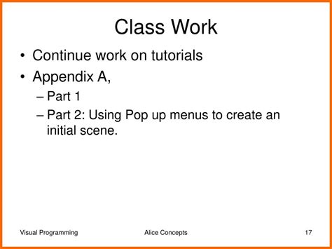 Ppt Interactive Animation Concepts In Alice Events Objects And