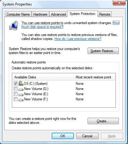 SQL Anywhere Turning Off System Restore Points