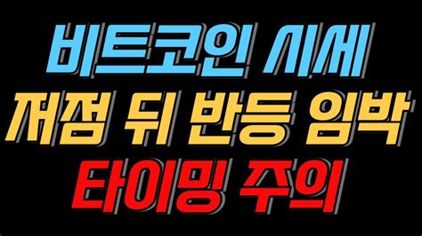 비트코인 꽉 잡으세요 하지만 또 시원하게 말아 올려요~~ Youtube