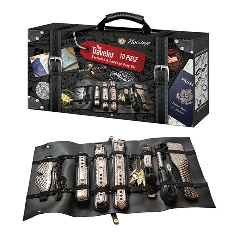 The Traveler Restraint And Bondage Play Kit 10 Pcs