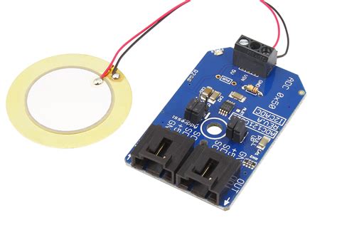 Adc121c021 Sound Sensor For Detecting Noise Knock Vibration Or Shock Using I2c Piezo Sensor
