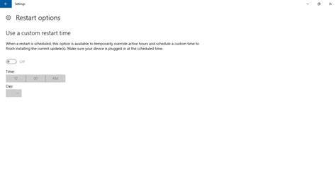 Windows 10 Tutorial Set A Custom Restart Time Windowschimp