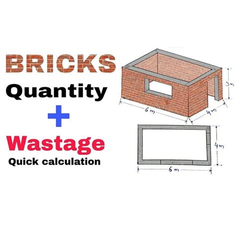 How To Calculate Number Of Bricks In Building With Mortar Brick Civil Engineering Surveying