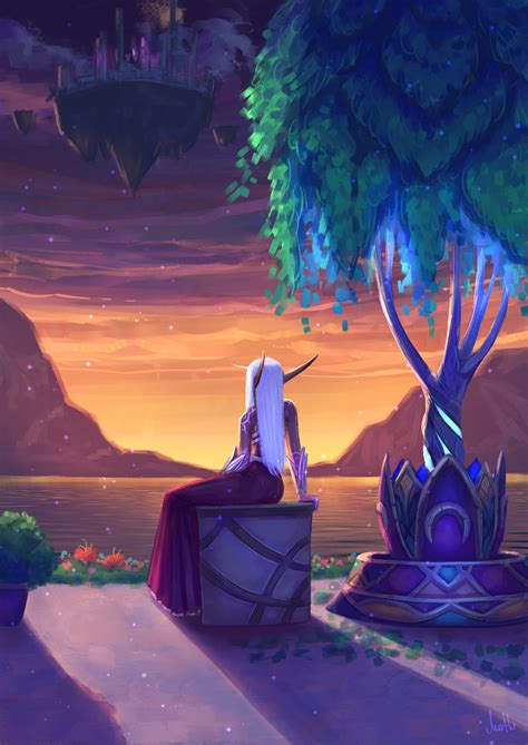 The Most Beautiful And Most Unrealized Location In My Rating Is Suramar So Sad That This City
