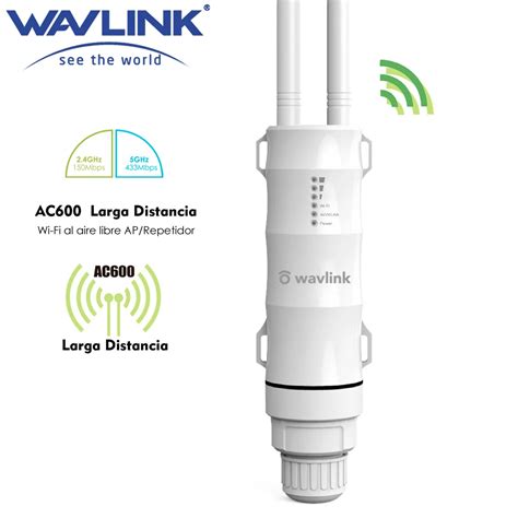 고출력 야외 와이파이 라우터 액세스 포인트 Cpe Wisp 무선 와이파이 리피터 듀얼 밴드 24g 5g 고이득 7dbi 안테나 Poe Ac600모뎀 라우터