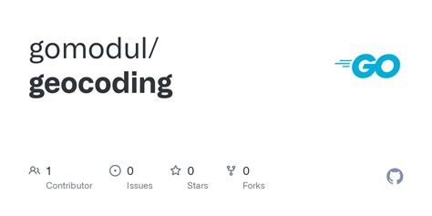 Github Gomodulgeocoding