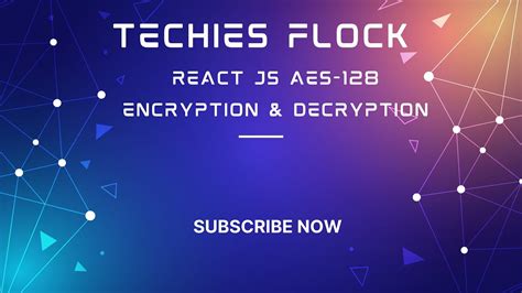 React Js AES 128 Encryption Decryption YouTube