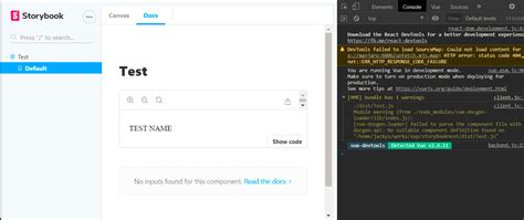 storybook 6 vue docgen cannot parse component file in esm export from