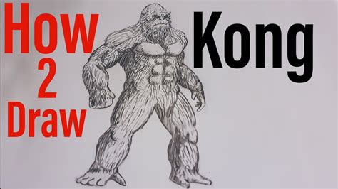 How To Draw Godzilla Vs Kong