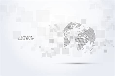 글로벌 네트워크 연결 추상 배경 기술 그래픽 디자인입니다 네트워크 무선 시스템 및 인터넷 빅 데이터 글로벌 네트워크 고속 연결