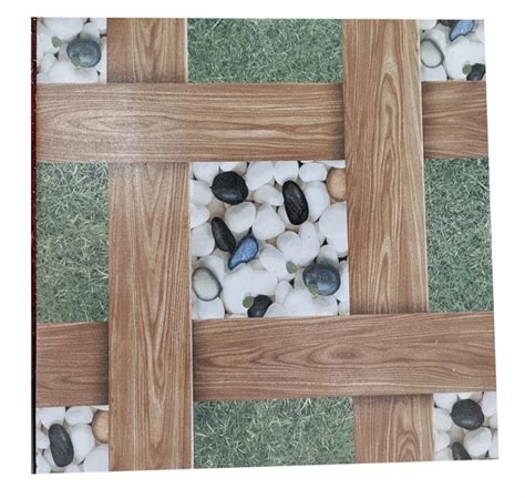 Porcelain Digital Printing Wooden Grass Pattern Floor Tile For Indoor