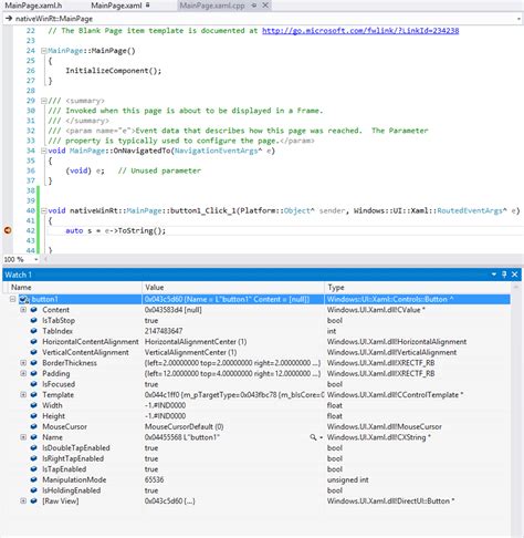 Mixed Native And Managed Debugging Improvements For Windows Store Apps Azure Devops Blog