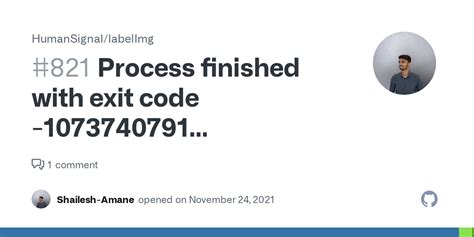 Process Finished With Exit Code 1073740791 0xc0000409 · Issue 821 · Humansignallabelimg