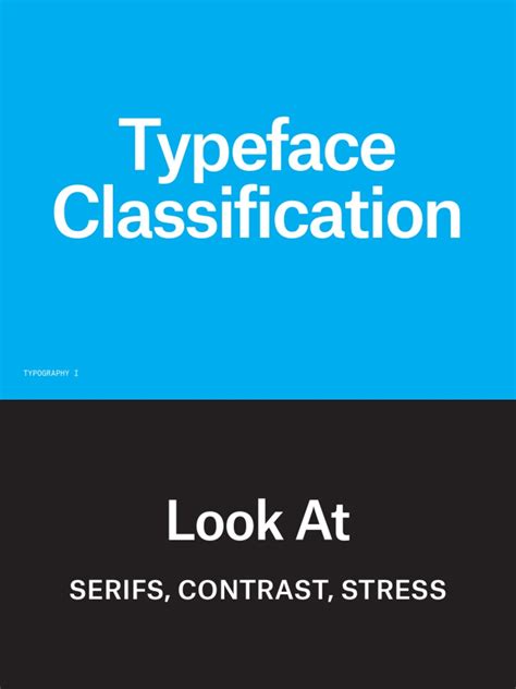 Typeface Classification Typography I Pdf Serif Typefaces