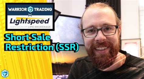 Short Sale Restriction Ssr Stocks Meaning