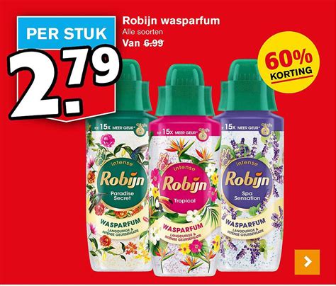 Robijn Wasparfum Alle Soorten Aanbieding Bij Hoogvliet