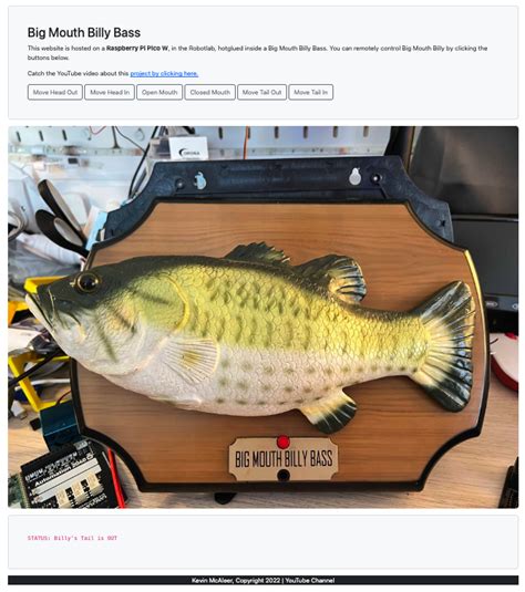 Big Mouth Billy Bass Meets Raspberry Pi Pico W Raspberry Pi