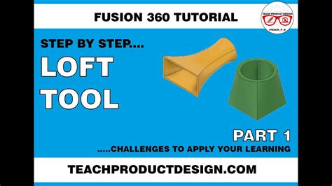 Fusion 360 Tutorial Loft Feature Part 1 The Basics Creating