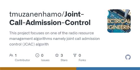 Github Tmuzanenhamojoint Call Admission Control This Project