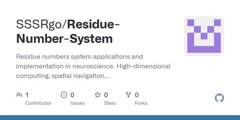 github sssrgo residue number system residue numbers system