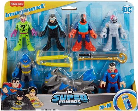 Dc Super Friends Imaginext Brainiac The Riddler Deathstroke Batman