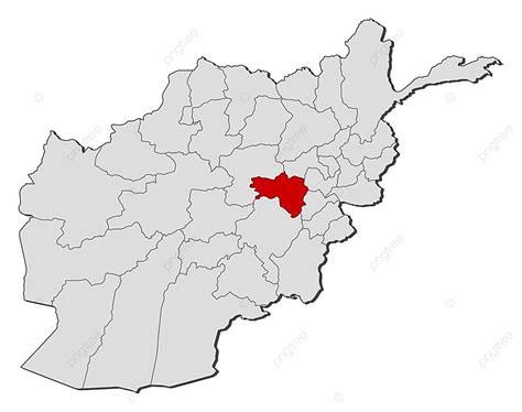 Map Of Afghanistan Wardak South Photo Background And Picture For Free