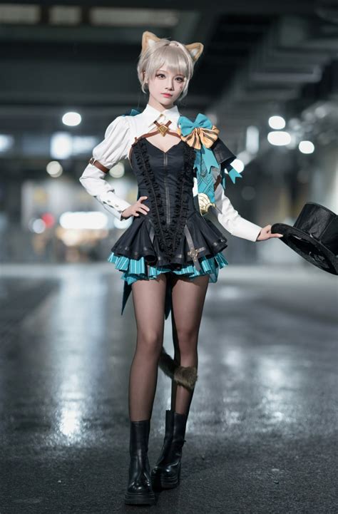 Genshin Impact Lynette Cosplay Mode Femme Mode Femme