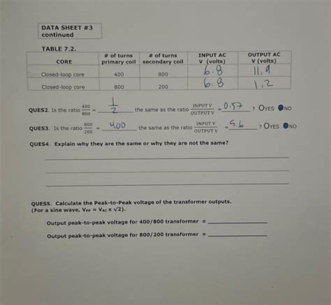 Solved Ques2 Is The Ratio 800400221 The Same As The Ratio