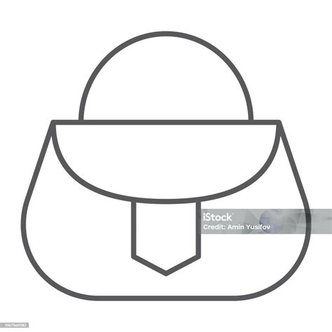 핸드백 선 아이콘 패션 여성 백 기호 벡터 그래픽 흰색 바탕에 선형 패턴 10에 대한 스톡 벡터 아트 및 기타 이미지 10 가방 개인 장식품 Istock
