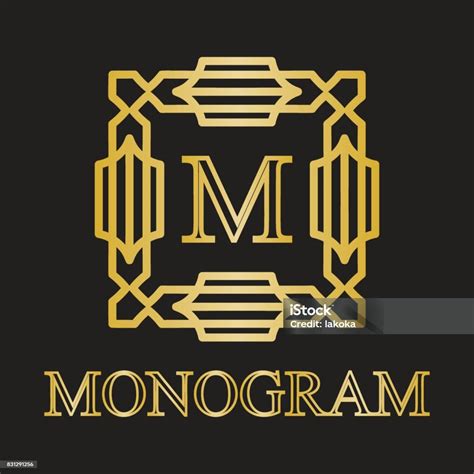 빈티지 모노 그램 프레임 템플릿입니다 디자인 요소입니다 벡터 일러스트입니다 0명에 대한 스톡 벡터 아트 및 기타 이미지 0명 골동품 귀여운 Istock