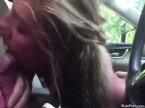 Girlfriend Puts Effort Into Public Blowjob In The Car Eporner