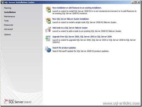 installing sql server 2008 r2 sql articles
