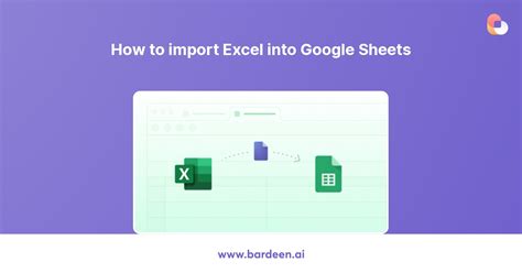 How To Import Excel Into Google Sheets