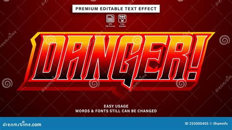 Efecto De Texto Editable Estilo D Ilustraci N Del Vector Ilustraci N De Texto Sombra