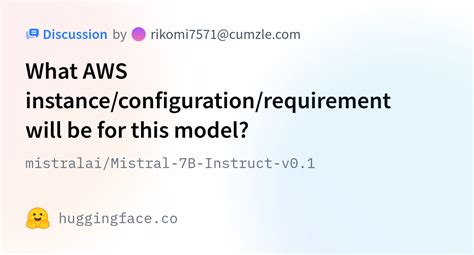 Mistralaimistral 7b Instruct V01 · What Aws Instanceconfiguration