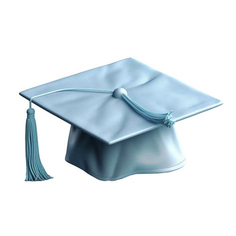 Graduation Cap In 3d Style Trending Color Palette With 23886882 Png