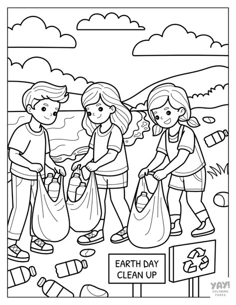 Cleaning Up Coloring Pages 2025