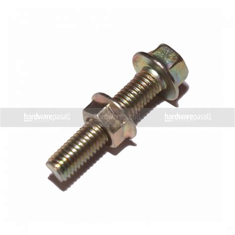 Buy 10mm Flange Nut Bolt Golden 1kg Online Nepal Online Shopping