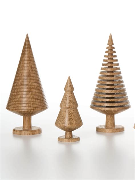 Solid Oak Christmas Tree Ornaments Galloway Forest Sustainable