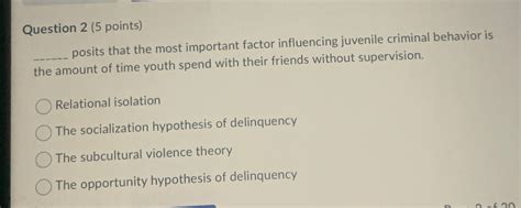 Solved Question 2 5 ﻿pointsposits That The Most Important