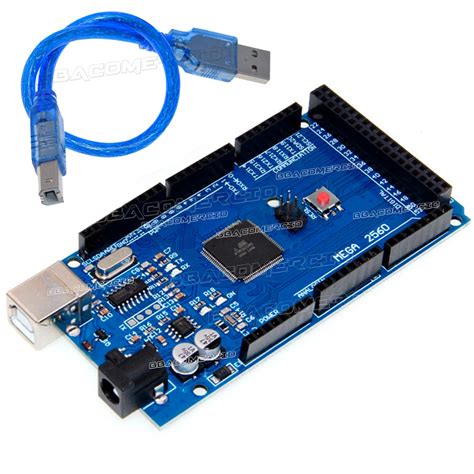 Placa Compatível Arduino Mega 2560 Ch340 Atmega2560 Com Cabo Shopee